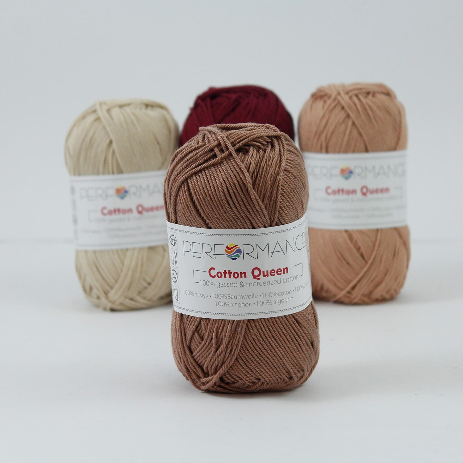 Lana Performance Cotton Queen Café Medio # 2045 x 50 gramos ...