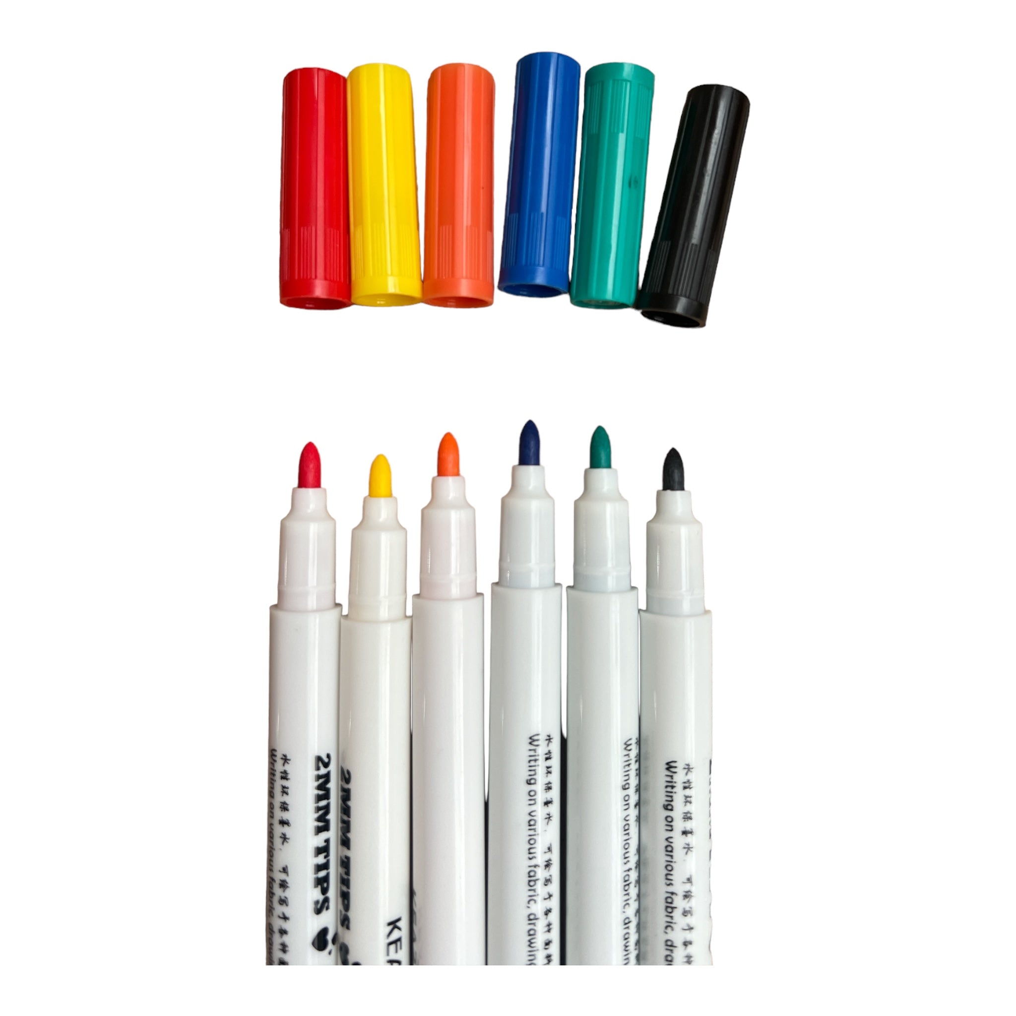 Set de 6 Marcadores Para Pintar Sobre Tela PERMANENTE – Entrelanas Sala ...