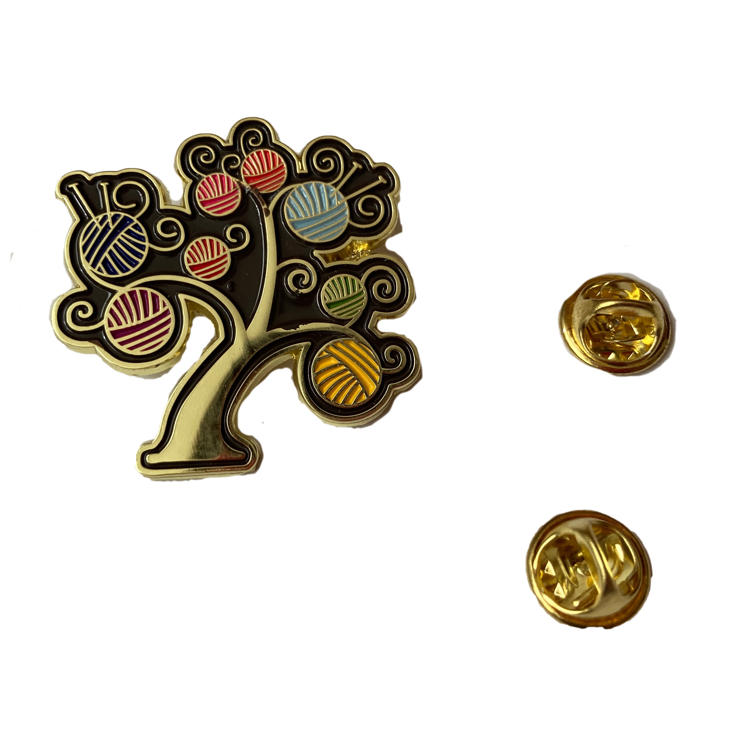 Pin decorativo Arbol de La Lana – Entrelanas Sala de Tejido
