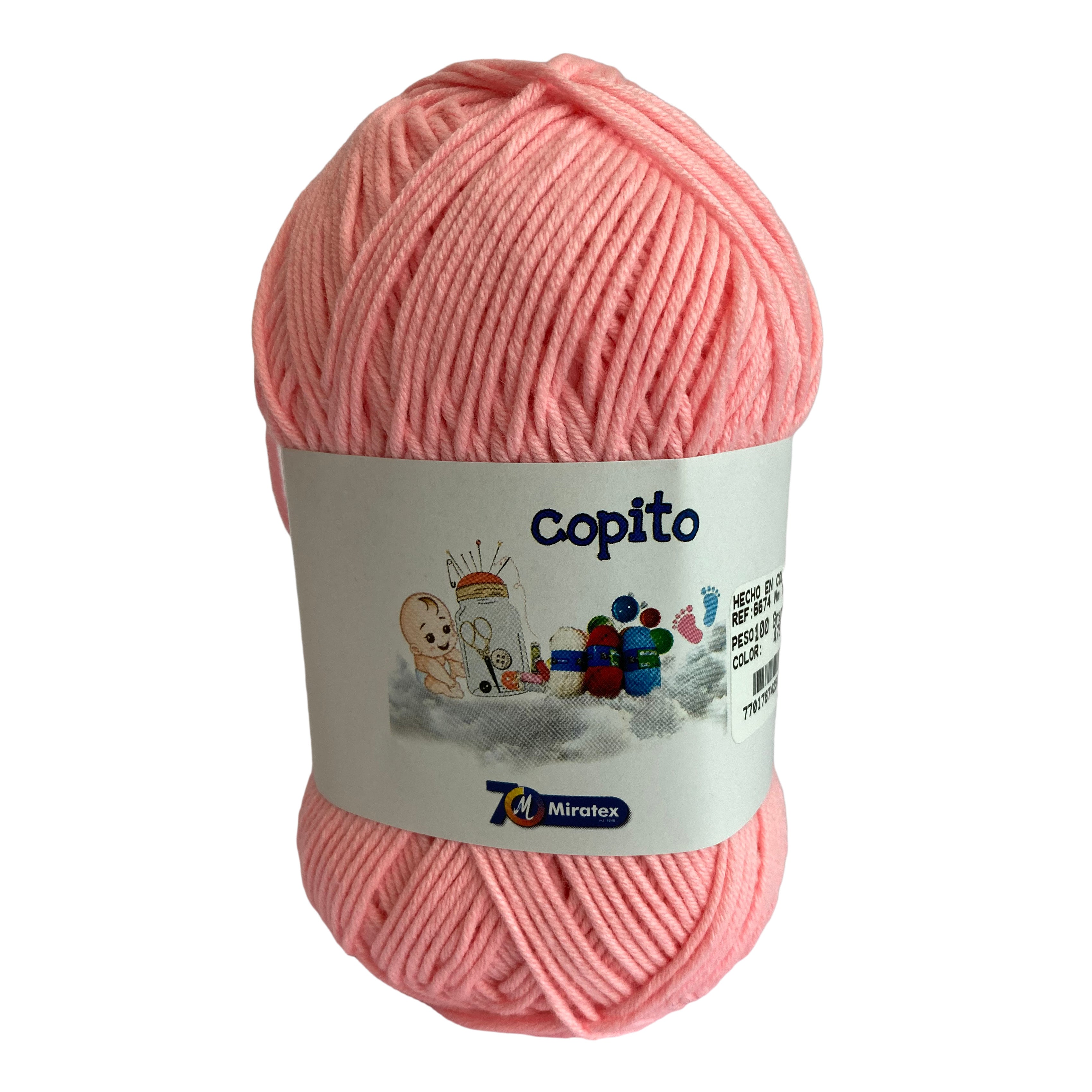 Lana Miratex Copito Rosado # 476 – Entrelanas Sala de Tejido
